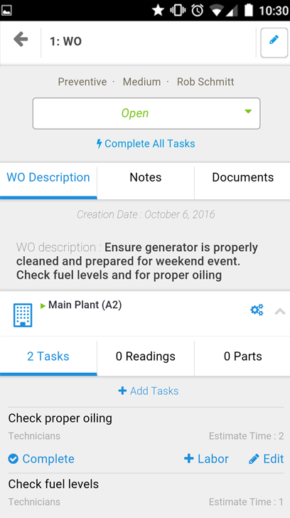 Mobile CMMS Software: Work Order & Maintenance App | Fiix