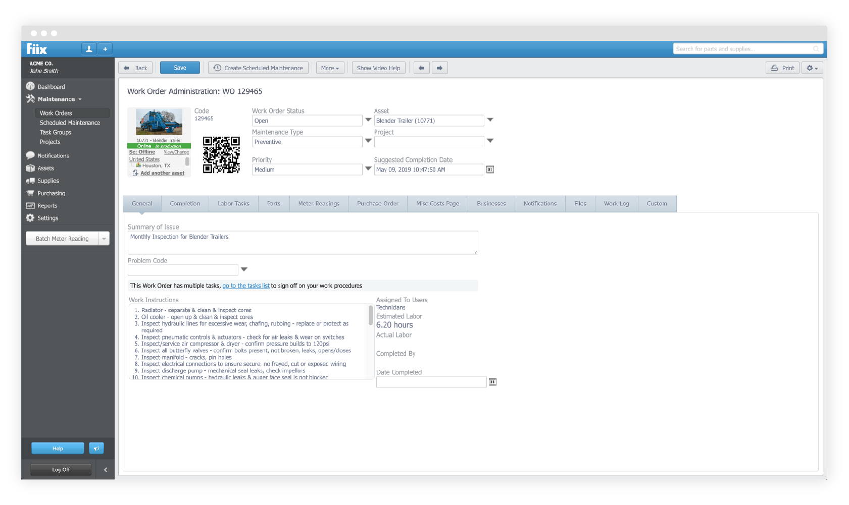 Cloud-based CMMS & Asset Maintenance Software | Fiix